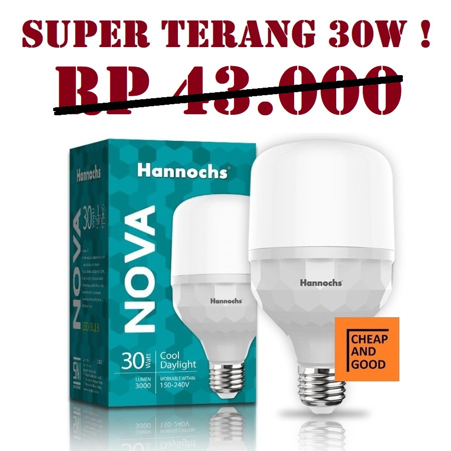 Jual Lampu LED Hannochs NOVA 30W 30 Watt PALING MURAH Indonesia|Shopee ...