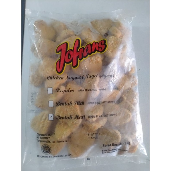 Jual Jofrans Nugget 1 kg | Shopee Indonesia