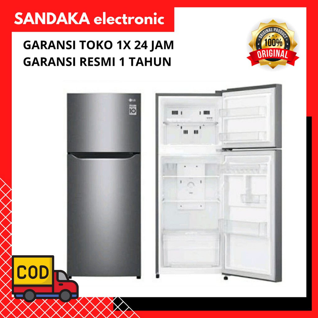 Jual Kulkas LG 2 pintu GNB 195 SQMT - Kulkas 2 Pintu - LG GNB 195 SQMT | Shopee Indonesia