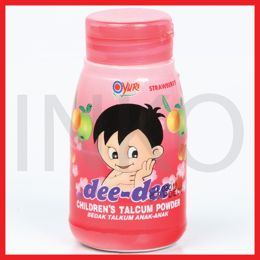 Jual DEE DEE CHILDREN TALCUM POWDER BEDAK TALKUM STRAWBERRY BOTOL 50GR ...