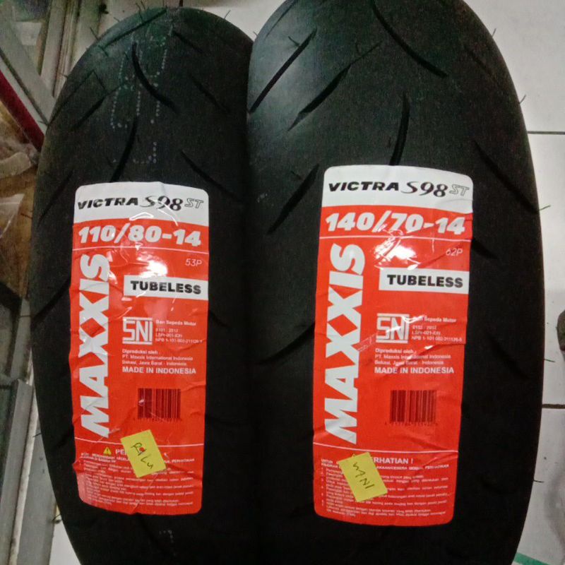 Jual Paket Sepasang Ban MAXXIS VICTRA Aerox 155 110/80-14 + 140/70-14 ...