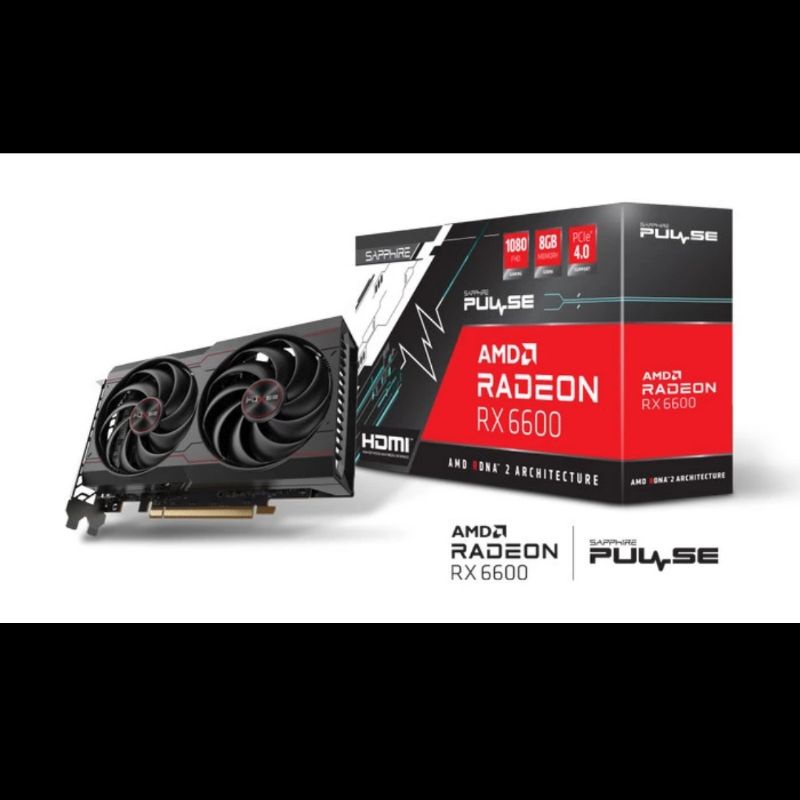 Jual SAPPHIRE PULSE AMD RADEON RX 6600 8GB GDDR6 Garansi Resmi | Shopee ...