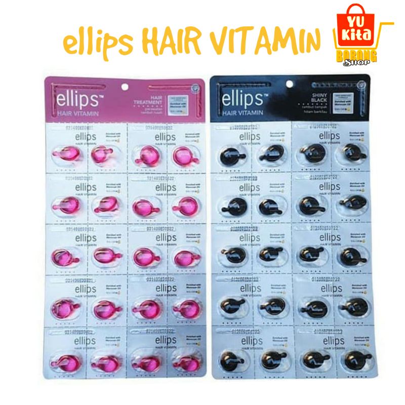 Jual ELLIPS VITAMIN RAMBUT ELIPS / ELLIPS HAIR VITAMIN RAMBUT ISI 20 ...