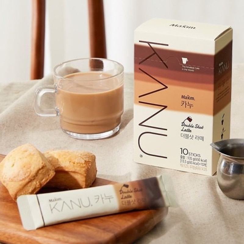 Jual KANU COFFEE MAXIM KANU DOUBLE SHOT LATTE MAXIM COFFEE KOREA