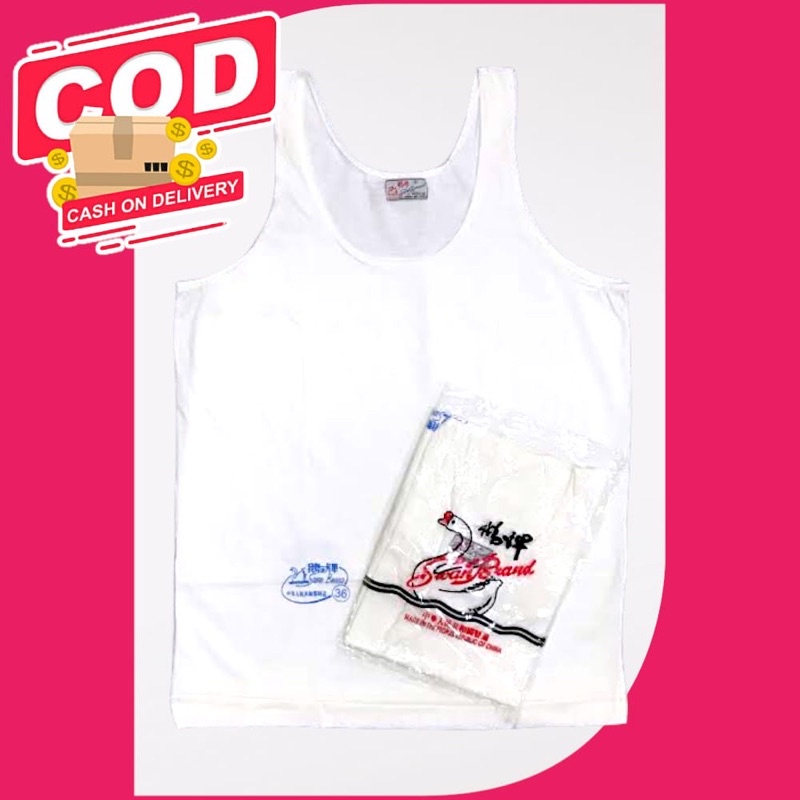 Jual SWAN SINGLET PRIA / Kaos Dalam PRIA / Kutang Putih Premium / Swan ...
