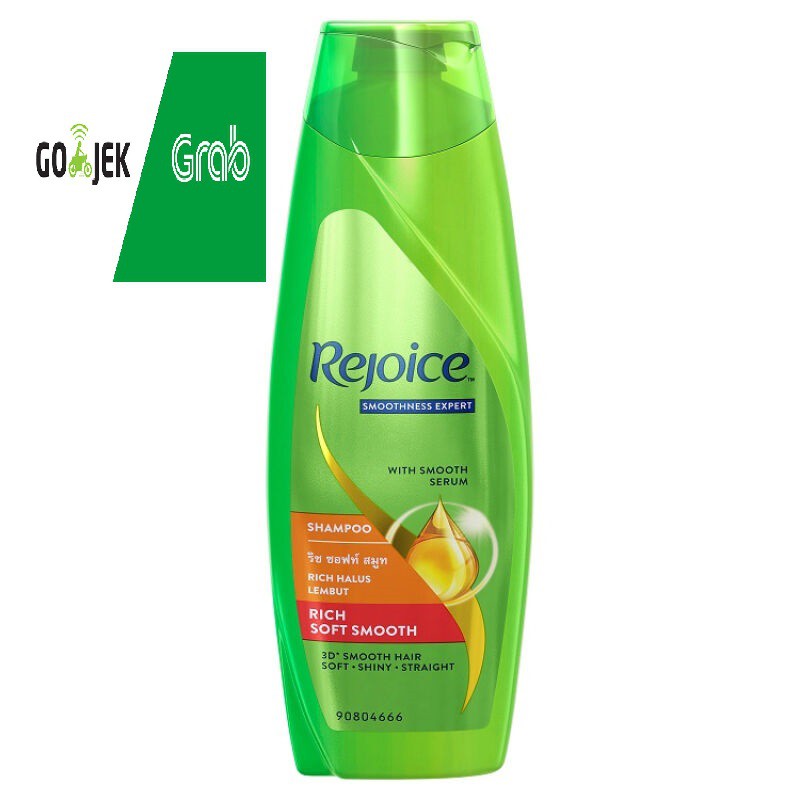 Jual GOJEK-GRAB Rejoice Shampoo Rich Halus Lembut 170 Ml 4902430428316 | Shopee Indonesia