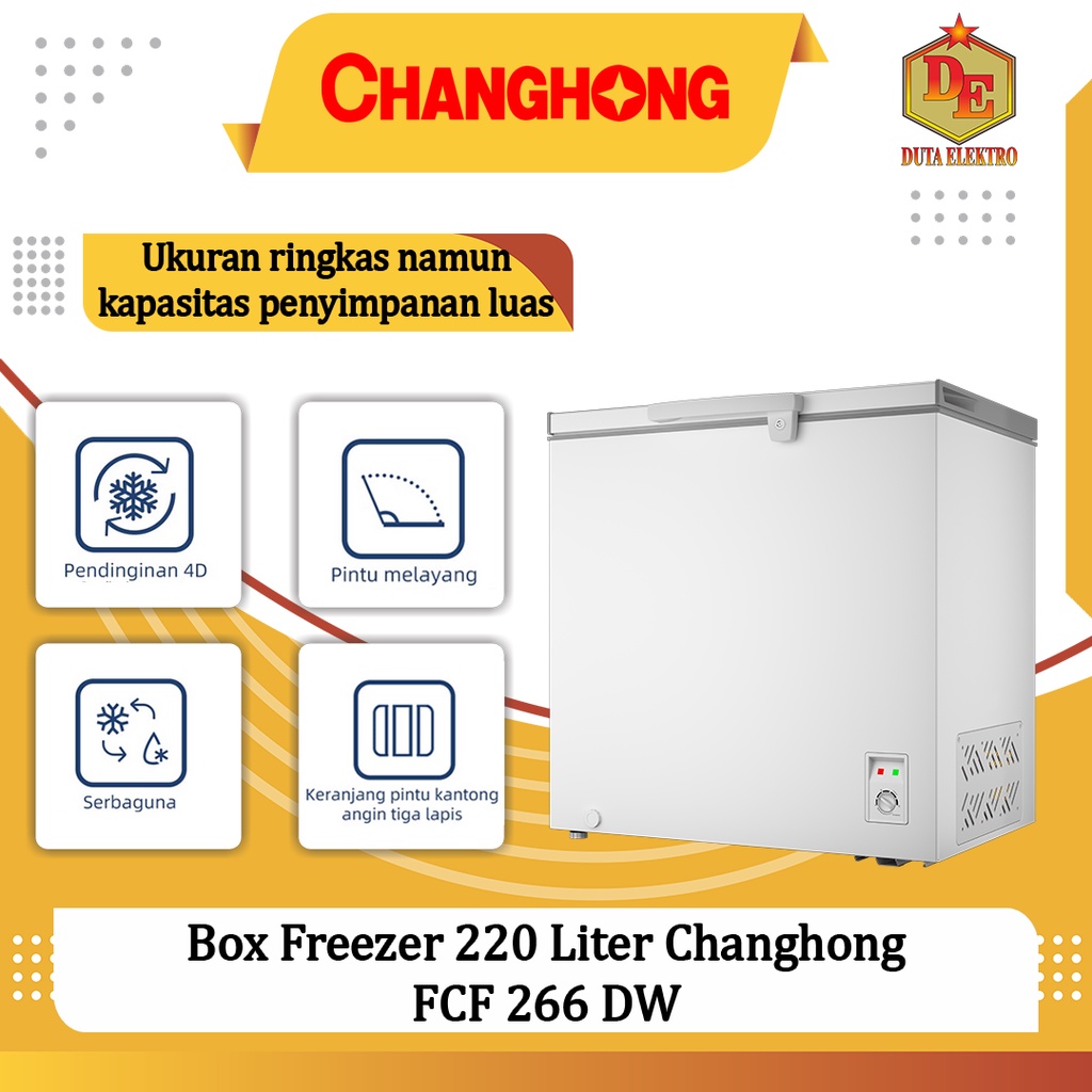 Jual Box Freezer 220 Liter Changhong FCF 266 DW | Shopee Indonesia