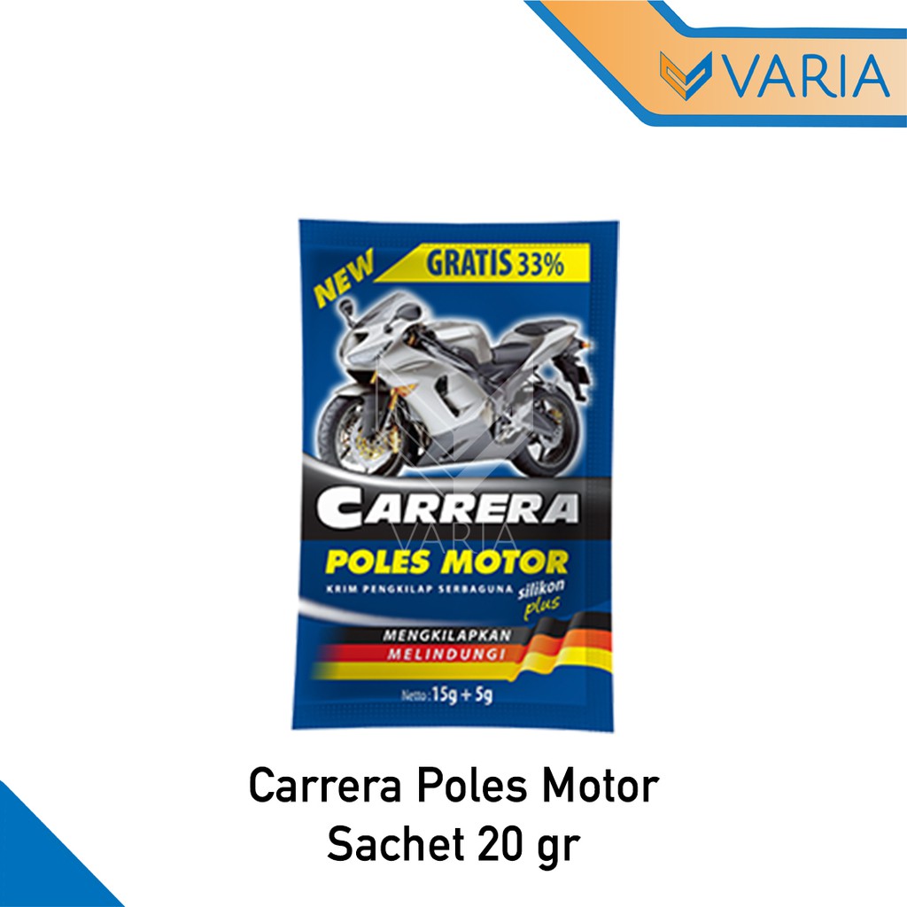 Jual Carrera Poles Motor Sachet Silikon Plus 20 gr x 24 Pack | Shopee ...