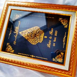 Jual MAHAR FRAME / PIGURA FRAME GUNUNGAN WAYANG MAHAR RUSTIC UANG ...