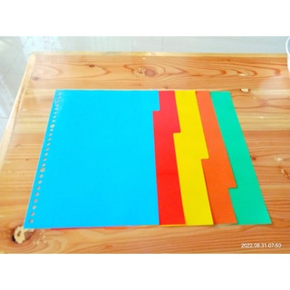 Jual Divider pembatas kertas B5 inter x folder 5 tabs | Shopee Indonesia