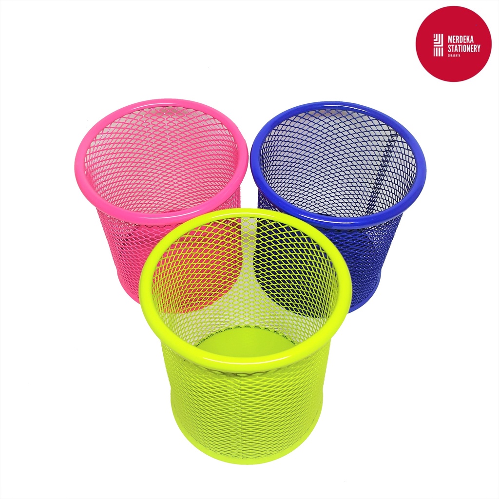 Jual Memo/Desk/Stationery/ATK/Pen Organizer/Holder/Stand Besi Bulat ...