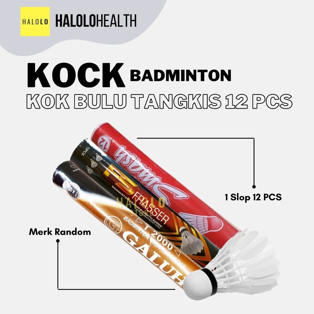 Jual Kock Badminton Kok Bulutangkis Shuttlecock 1 Slop Isi 12 PCS ...