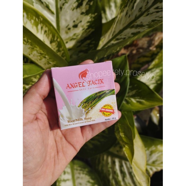 Jual ANGEL TACIK RICE MILK SOAP SABUN ANGEL TACIK 100% ORIGINAL | Shopee Indonesia