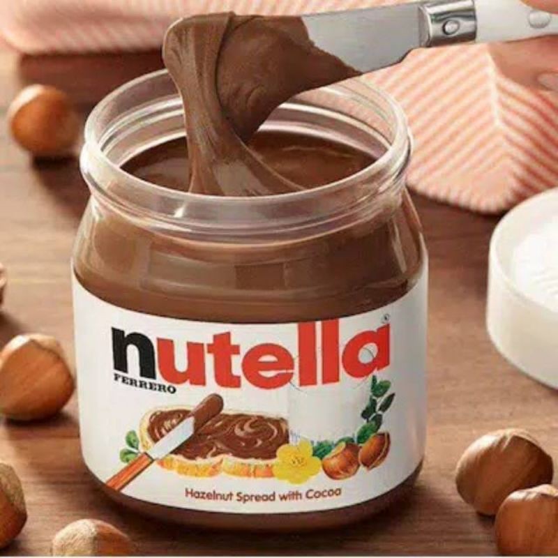 Jual Nutella Ferrero Hazelnut Cokelat Spread 350 gram Selai Coklat ...