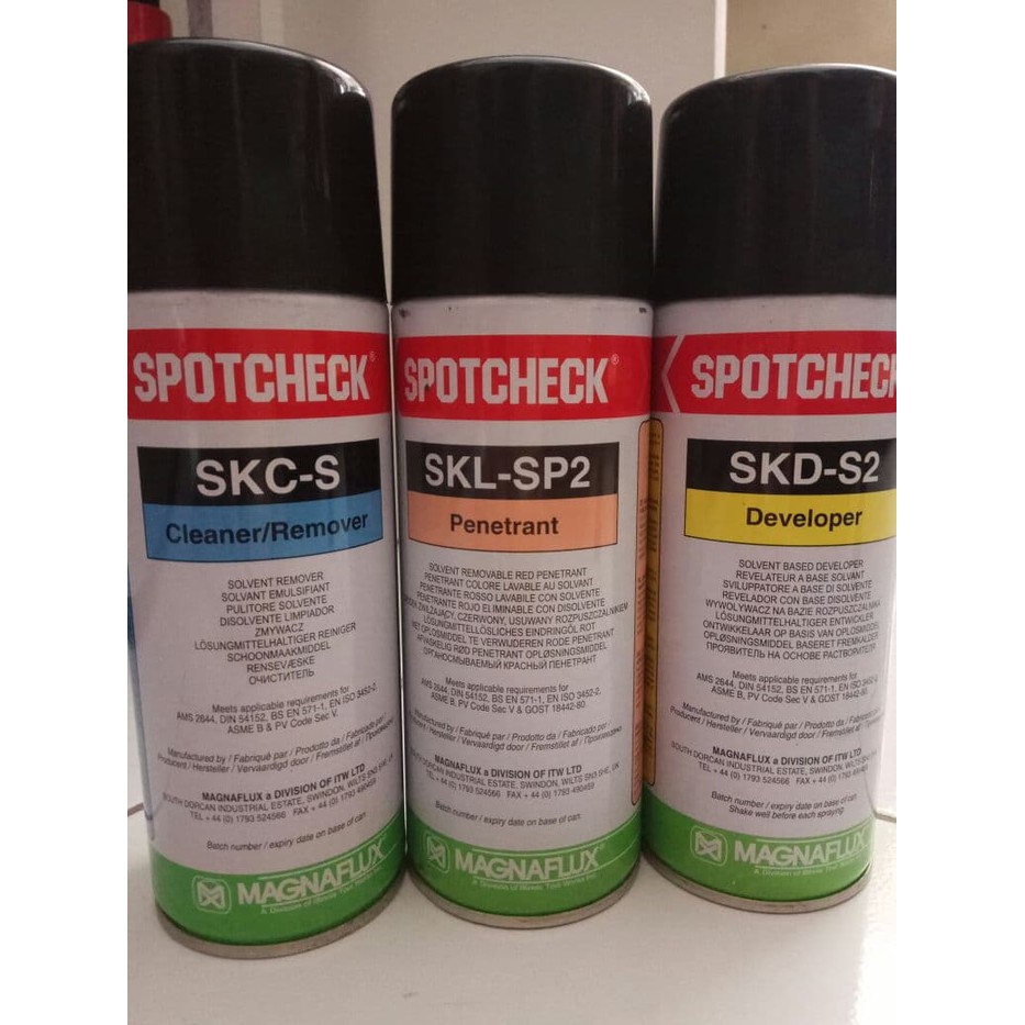 Jual MAGNAFLUX SPOTCHECK DEVELOPER PENETRANT CLEANER | Shopee Indonesia