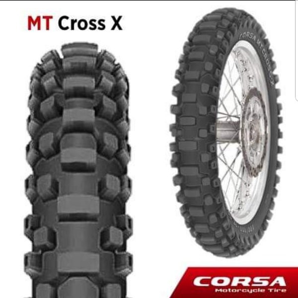 Jual BAN LUAR CORSA MT CROSS X 110/100-18 TRAIL Indonesia|Shopee Indonesia