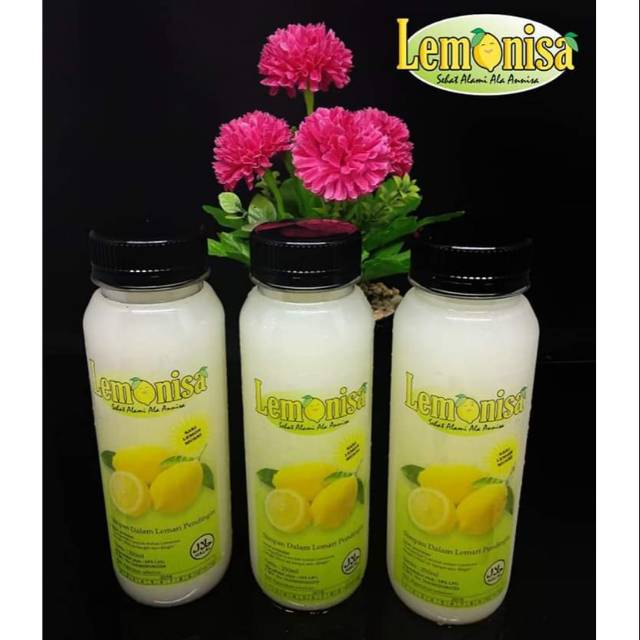 Jual Sari Buah Lemon Asli 100% || Lemonisa 250 ML Indonesia|Shopee ...