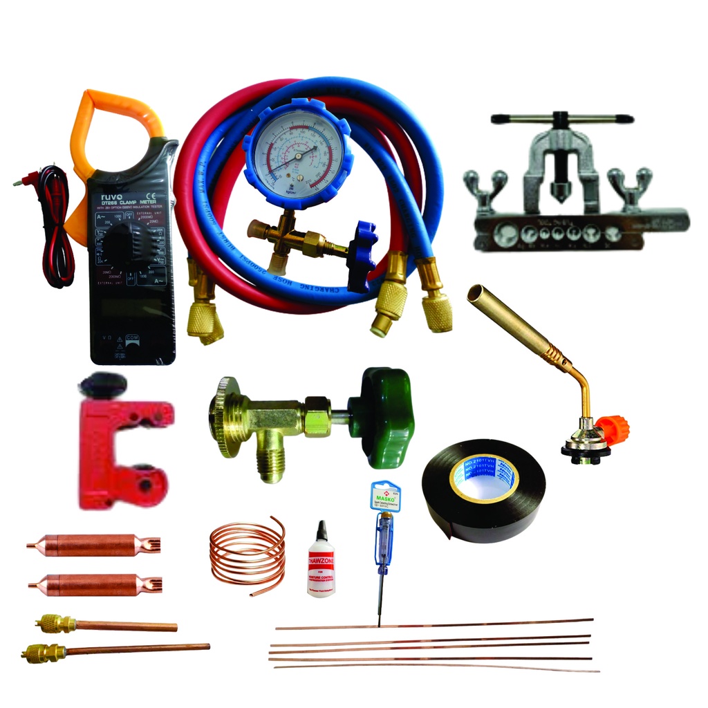 Jual PAKET KOMPLIT ALAT SERVICE AC DAN KULKAS | Shopee Indonesia