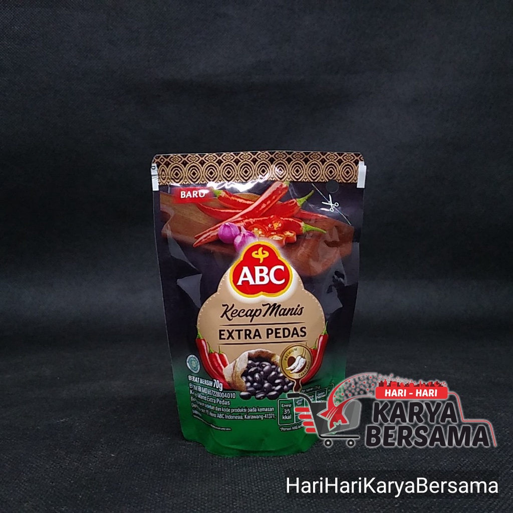 Jual ABC KECAP MANIS EXTRA PEDAS 70GR | Shopee Indonesia