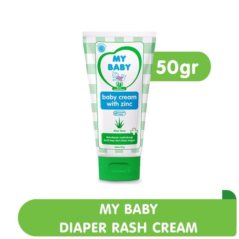 Jual MY BABY CREAM WITH ZINC DIAPER RASH CREAM 50 GR KRIM RUAM POPOK ...