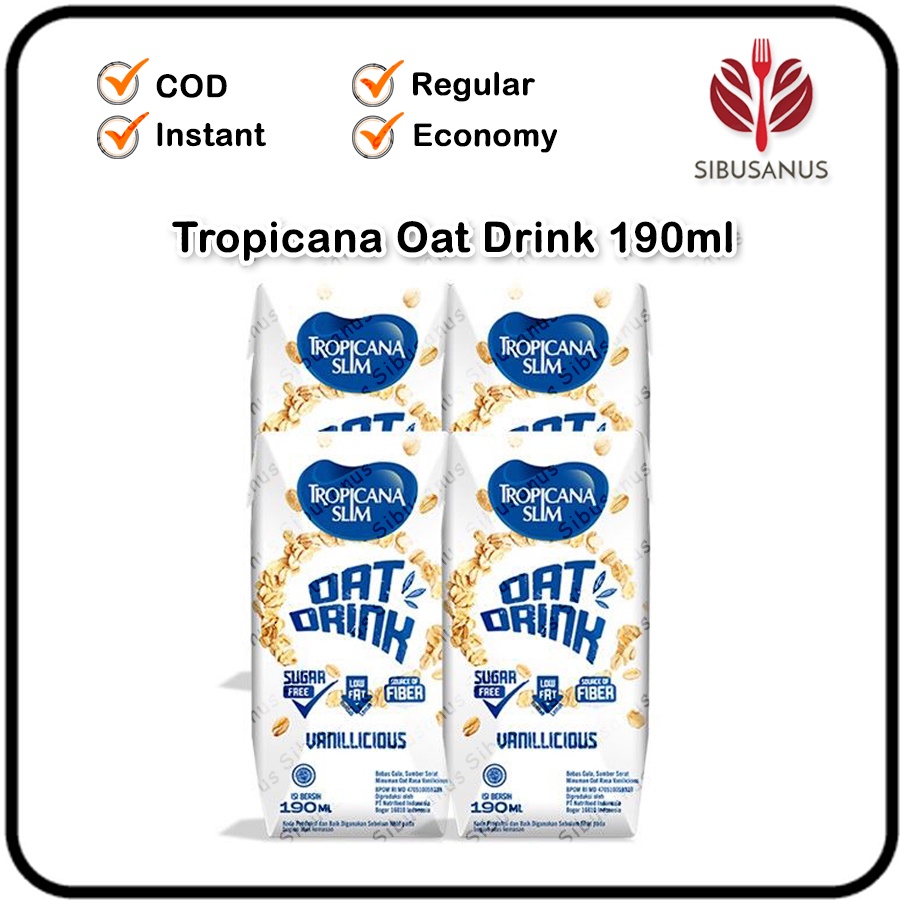 Jual Tropicana Slim Oat Drink Milk 190 ml Minuman Oatdrink Bebas Gula Indonesia|Shopee Indonesia