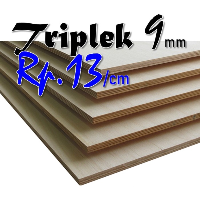 Jual TRIPLEK 9mm Harga /cm (CARA ORDER LIHAT DESKRIPSI) | Shopee Indonesia