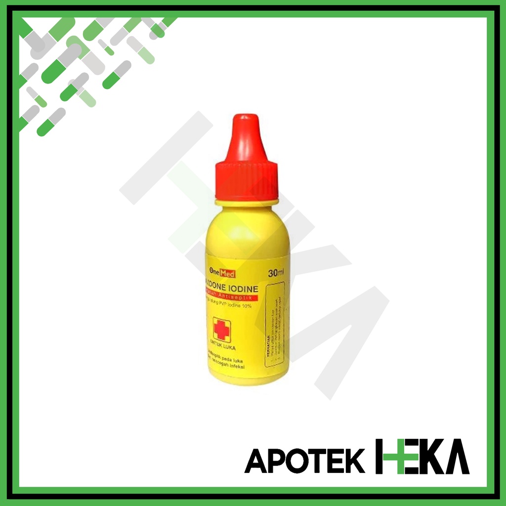 Jual Povidone Iodine 10% 30 ml Obat Merah Larutan Antiseptik Luka ...