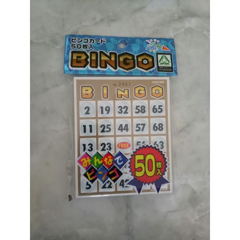Jual Set Kartu Bingo (isi 50 buah kartu) | Shopee Indonesia