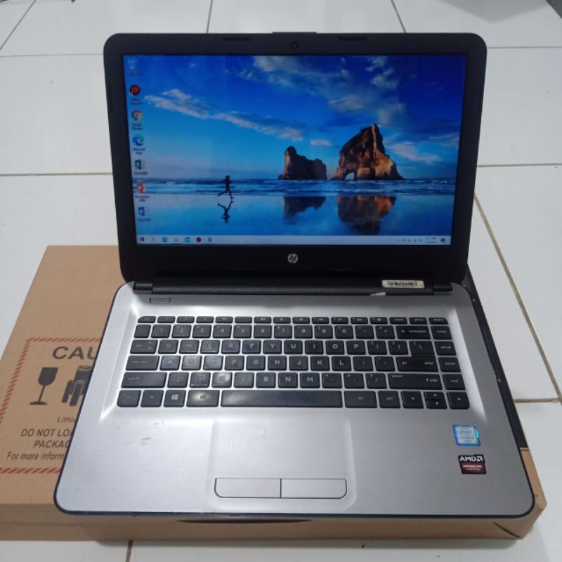 Jual Laptop HP 14 - am052TX, Intel Core i3-6006U, Gen 6 Th, Dualvga Amd ...