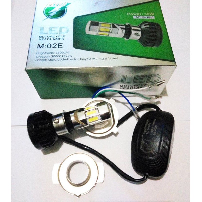 Jual Lampu Dop Depan RTD LED 6 Sisi 3 Sisi Putih Terang Universal Vario ...