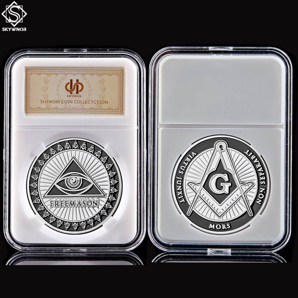 Jual Token Free and Accepted Masons Silver Masonic Symbols Bullion&Coin ...