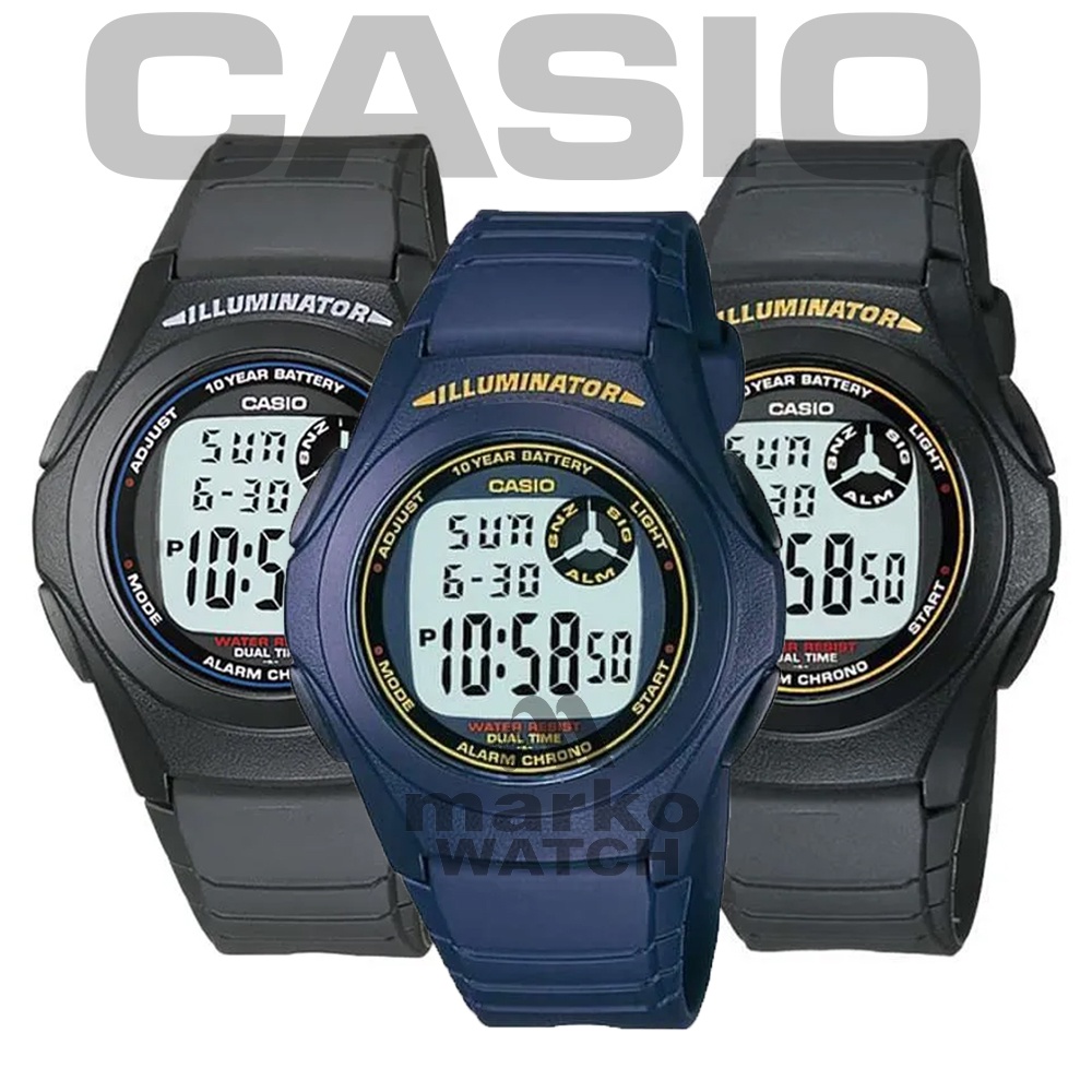 Jual JAM TANGAN PRIA CASIO GENERAL F-200W / F 200W / F-200W-1A / F-200W ...