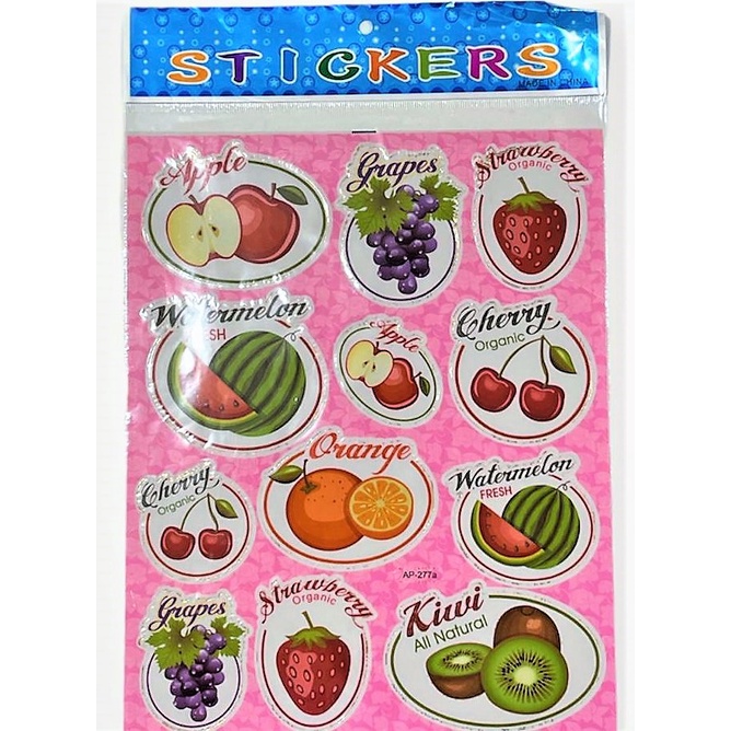 Jual MAINAN STICKER BUAH BUAHAN - STIKER TEMPEL BUAH | Shopee Indonesia