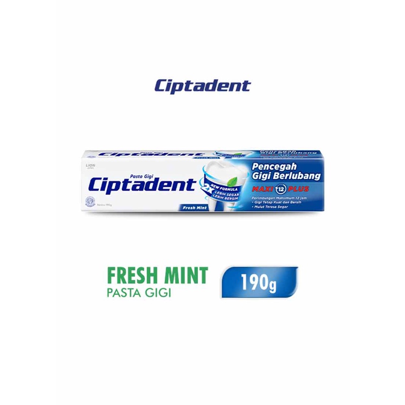 Jual Ciptadent Pasta Gigi Fresh Mint 190G | Shopee Indonesia