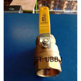 Jual Ball Valve Brass Kitz 600 Wog Full bore Size 2"FPT Indonesia|Shopee Indonesia