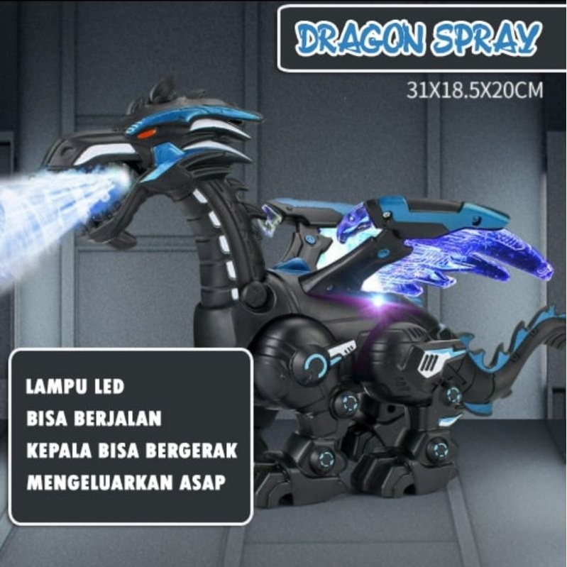 Jual Mainan Anak Robot Naga Spray Dragon | Shopee Indonesia