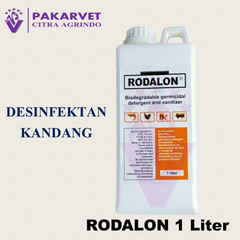 Jual RODALON 1 Liter Desinfektan Kandang, Ruangan Pyridam | Shopee ...