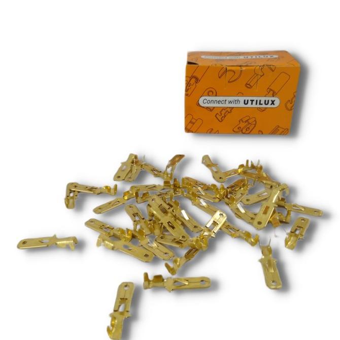 Jual UTILUX Terminal Kabel Gepeng Skun H2832 Male + 150pcs altam07 ...