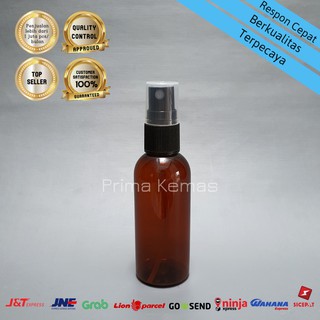 Jual Botol Spray 60 ml - botol kosmetik 60 ml - botol skincare - Botol PET 60 ml Coklat ...