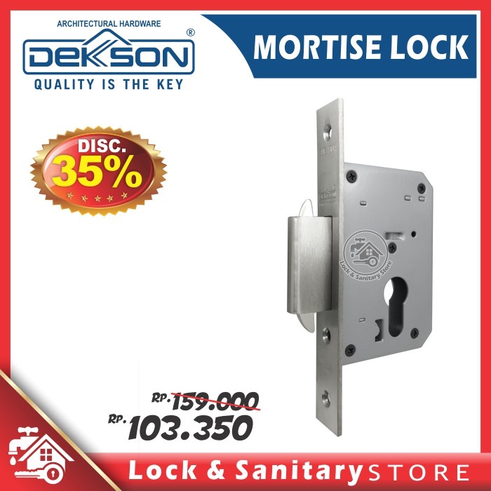 Jual Lockcase Pintu Sliding Dekson Dekkson MTS SLD DL 84100 SSS Mortise ...