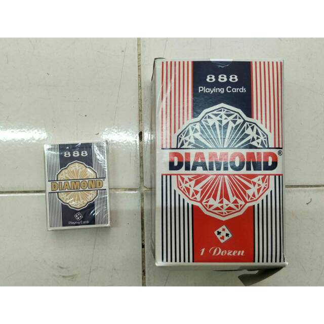 Jual Kartu remi Diamond 888 1 pak isi 12 kotak | Shopee Indonesia