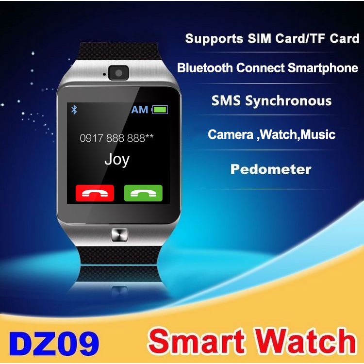 Jual Cognos DZ09 ALPHA U9 Smart Watch Smartwatch Sim Card 2G Water ...