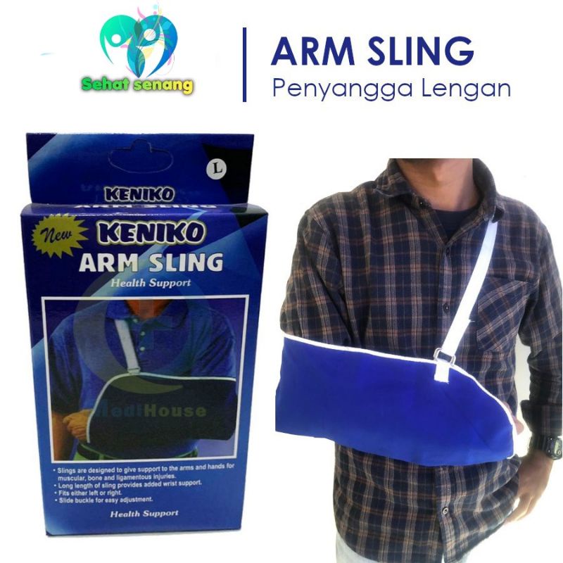 Jual arm sling / gendongan tangan / peyanggah tangan / cidera tangan / kain patah tangan ...