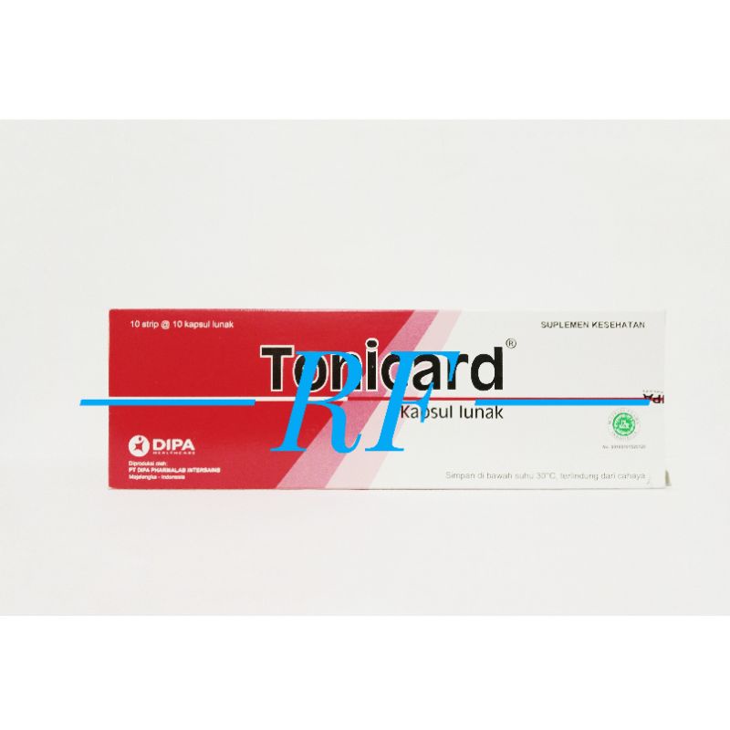 Jual Tonicard Capsule isi 100 (Escolab/Dipa) Kemasan Baru | Shopee ...