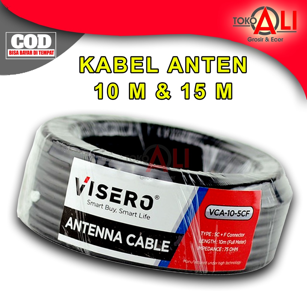 Jual Kabel anten tv VISERO 10 meter dan 15 meter | Shopee Indonesia