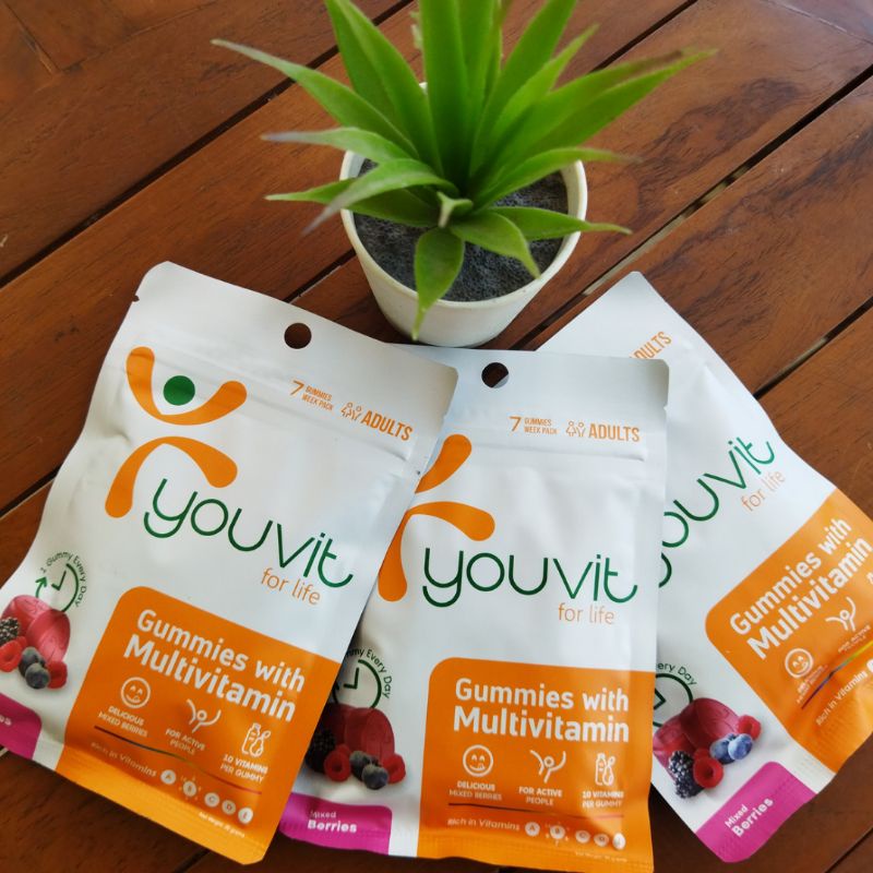 Jual Youvit Multivitamin Dewasa 7 Days (isi 7 gummy) Indonesia|Shopee Indonesia