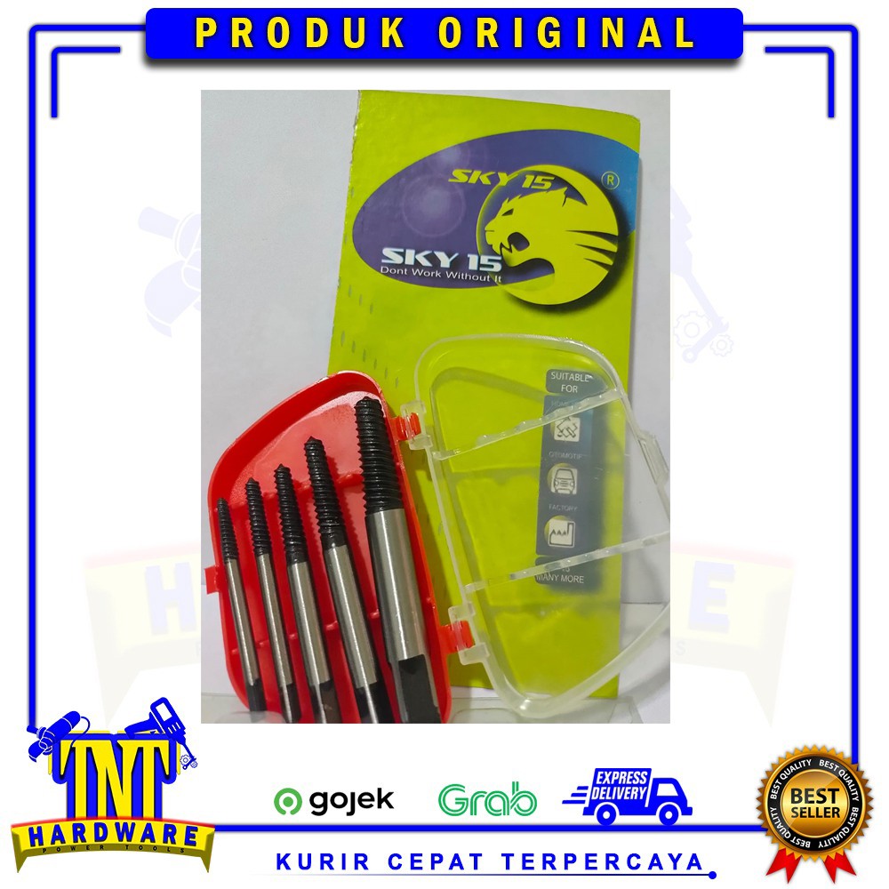 Jual Hand tap balik /pencabut baut sekrup patah/ tap balik 5pcs sky ...