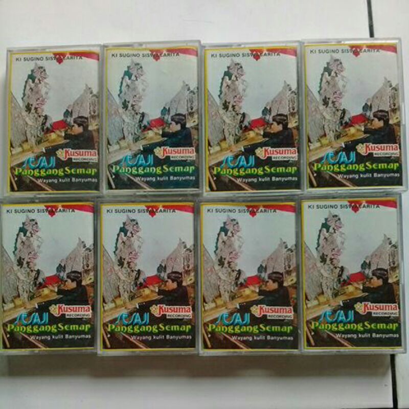 Jual Kaset Pita ( paket 8 kaset) serial Wayang Kulit Banyumasan SESAJI ...