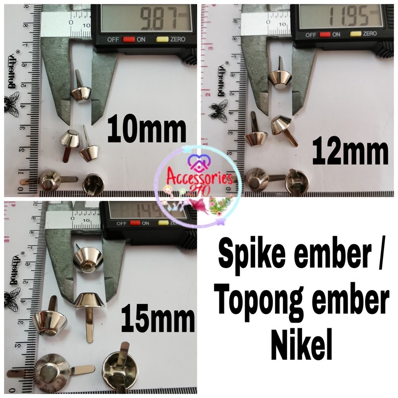 Jual Spike topong ember / stup topong ember nikel / 120pcs | Shopee ...