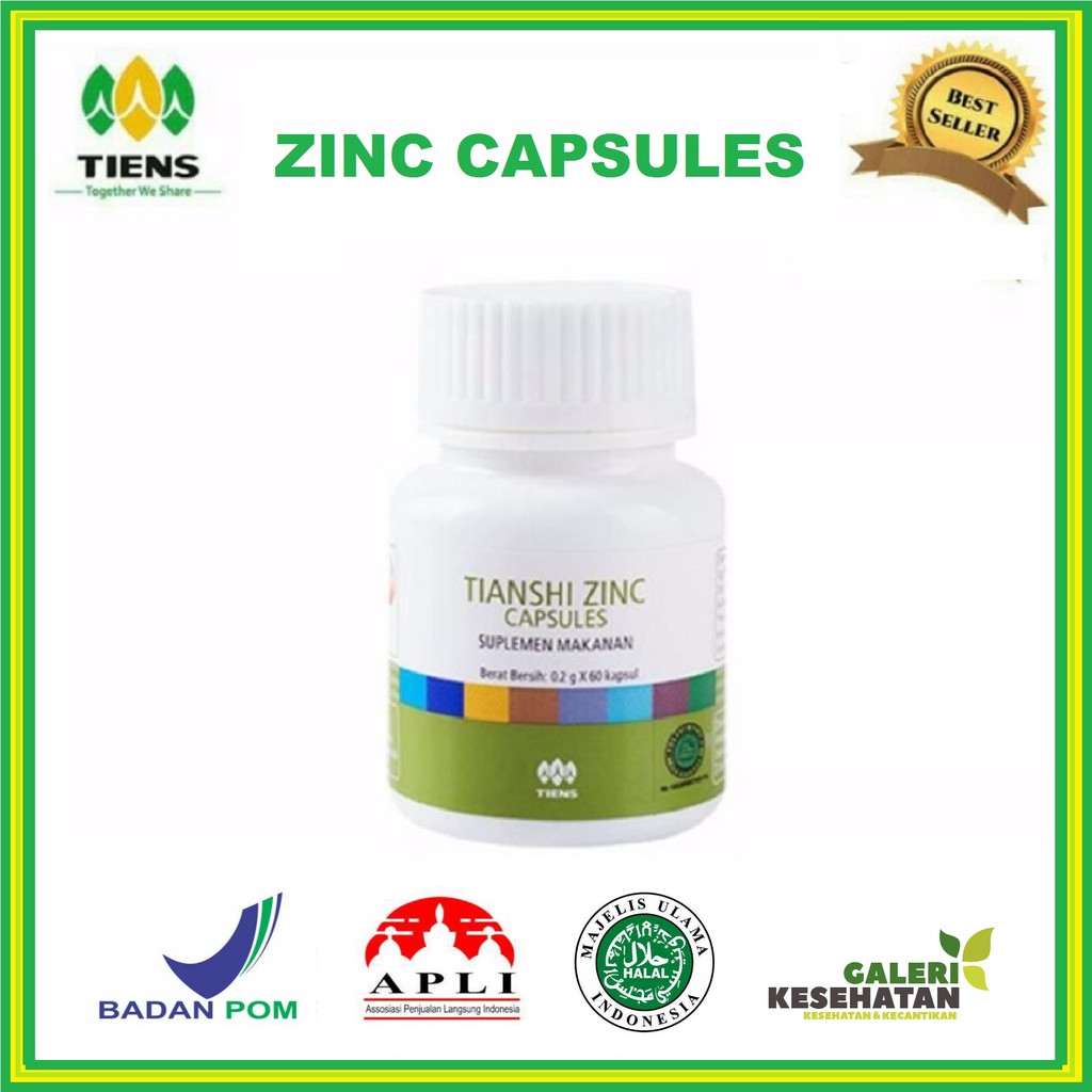 Jual Zinc Capsules Isi 60 Kapsul ( Penggemuk/Peninggi Dan Penambah ...